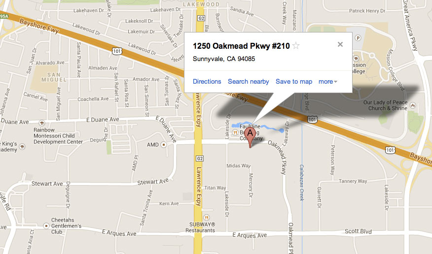 map_sunnyvale | San Jose Criminal Defense Lawyer